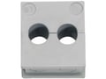 Icotek QT 2/6 Kabelgenomföring Klämdiameter (max.) 6 mm Elastomer Grå 1 ...
