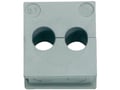Icotek QT 2/6 Kabelgenomföring Klämdiameter (max.) 6 mm Elastomer Grå 1 ...