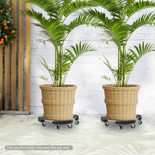 Plantevogn, Heavy-Duty Kapacitet, Glat Mobilitet,sort | CDON