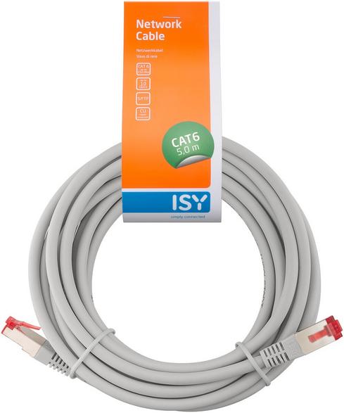 ISY IPC-6050-1 S/FTP Cat6 nätverkskabel 5,0 m | CDON