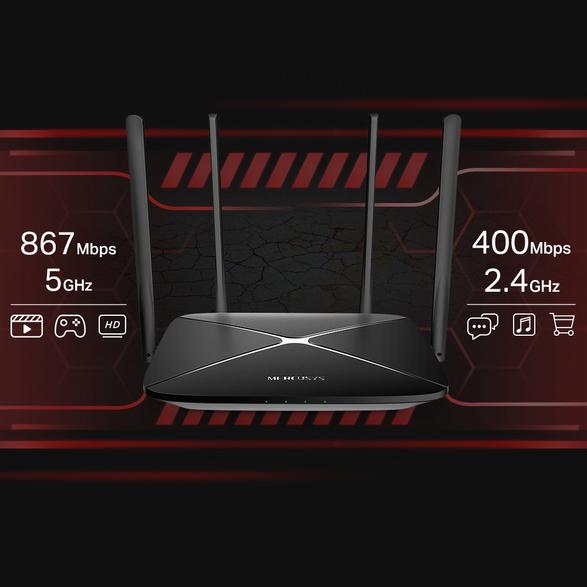 Mercusys AC12G -reititin - Wi-Fi 5 AC1300, gigabitti | CDON