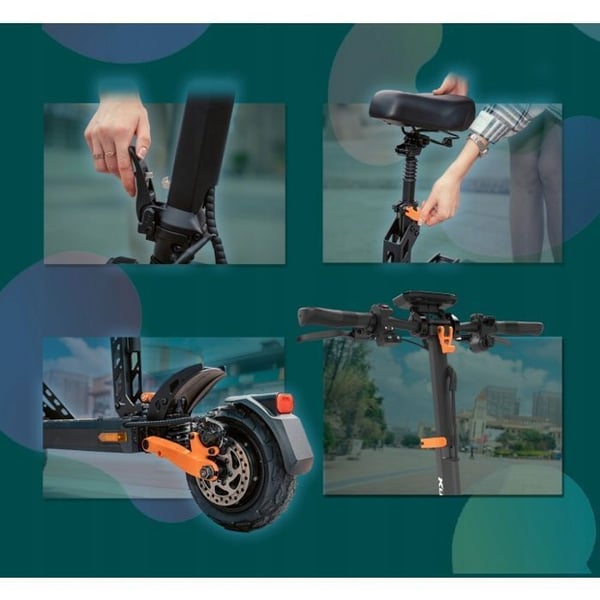 Kukirin G2 Pro - Sammenklappelig elektrisk scooter - 9" hjul - 1000W ...