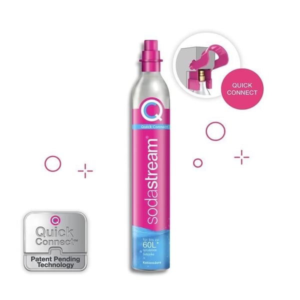 Sodastream Set med 3 CO2-gas cylindrar 60l quick connect för ...
