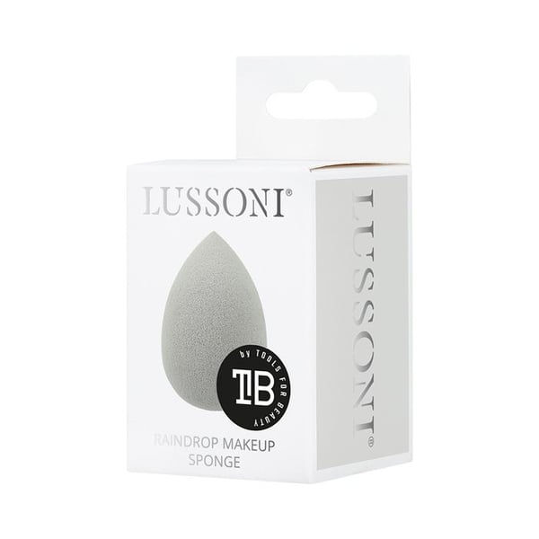 Makeup Sponge - Lussoni - Grey Raindrop - Soft - Latex-free - Even ...