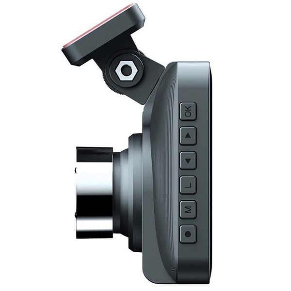 Dashcam Full HD URBAN FACTORY Dubbel Linse med 4" Skärm för Bil Svart ...