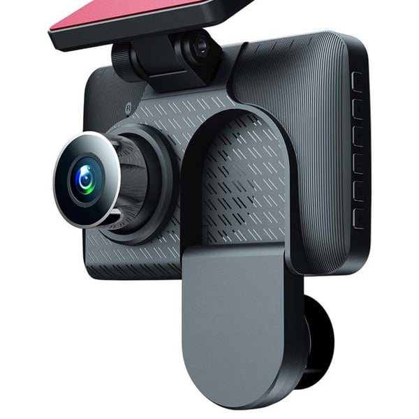 Dashcam Full HD URBAN FACTORY Dubbel Linse med 4" Skärm för Bil Svart ...