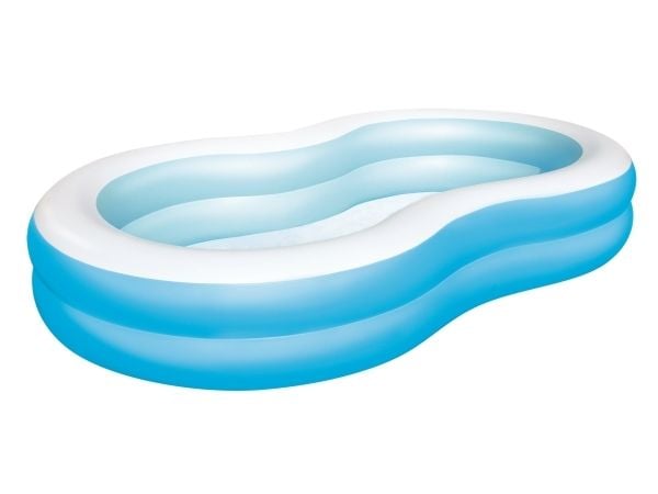 Bestway 54117, Uppblåsbar pool, 544 l, Oval, Vinyl, Blå | CDON