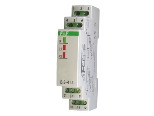 F&F BIS-414i sekventiellt bistabilt relä för DIN-skena 1-funktion230V ...