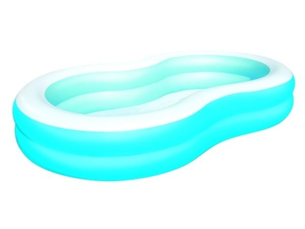 Bestway 54117, Uppblåsbar pool, 544 l, Oval, Vinyl, Blå | CDON