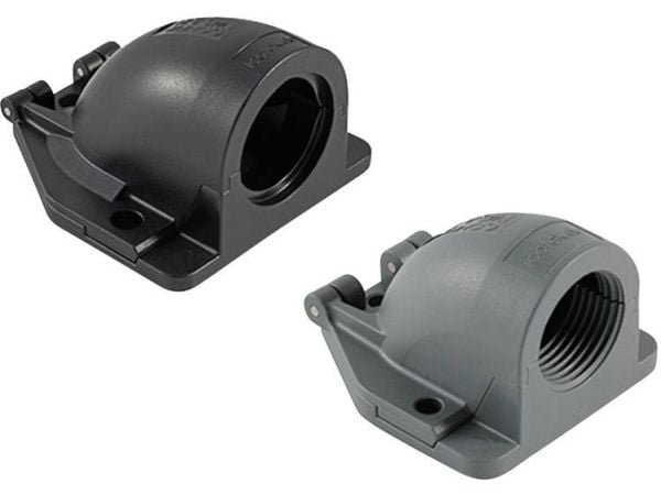 Icotek 31422.900 vinklad kabelgenomföring svart 1 st | CDON