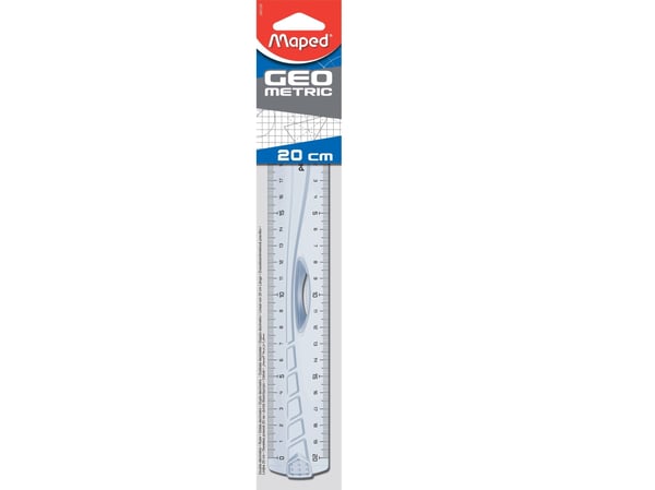 Maped 242120, Plastikk, Blå, Translucent, cm, MM Fiber, 20 cm, 1 ...