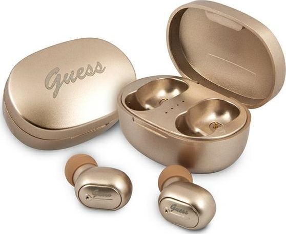 Guess Bluetooth-kuulokkeet GUTWST30GO TWS + telakointiasema kultainen ...