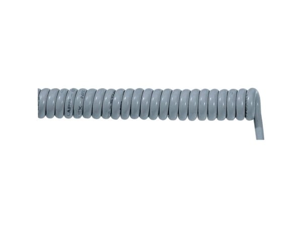 Lapp ÖLFLEX Spiral 400 P, 1 m, 0,75 mm², Harmaa, PVC-muovi, 3000 V, 5 ...