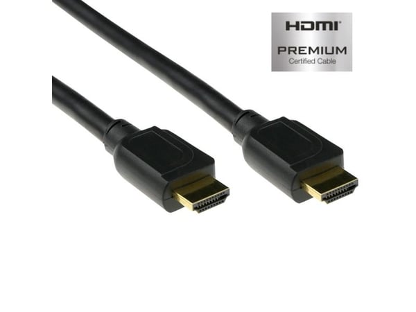 ACT AK3942 HDMI-kabel Type A till Type A 1 m 18 Gbit/s ARC Schwarz | CDON