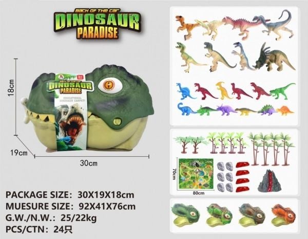 Figur Ramiz "Dinosaurenes verden" figursæt og lekematte | CDON