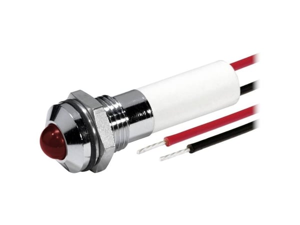 CML Innovative Technologies 19040353/6 LED-signallampa röd 24 V/DC 80 ...