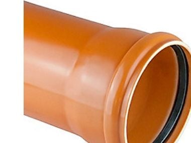 Kaczmarek 110 x 1000 mm PVC-avloppsrör m/mf., kl. S SN8, EN 1401 | CDON