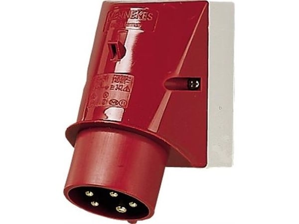 MENNEKES 354, Rak, 400 V, Röd, IP44, 1 styck | CDON