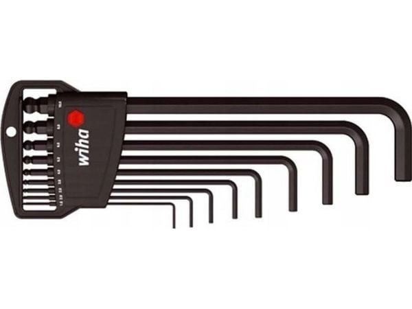 Wiha 03992 insex-/bitsats Classic hållare med vinkelskruvmejselsats 1,5 ...