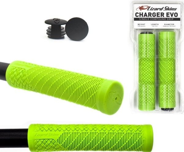 Lizard Skins Chwyty Lizard Skins Charger Evo SC 32 x140 mm, zielone | CDON