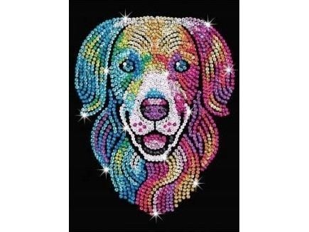 Sequin Art Harlequin Hound 25x34 cm | CDON