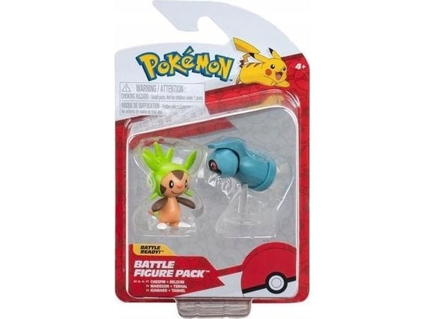 POKEMON BATTLE FIGURE CHESPIN AND BELDUM | CDON