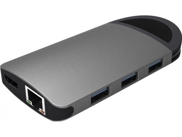 Umax H8 USB-C dockningsstation/replicator (UB308) | CDON