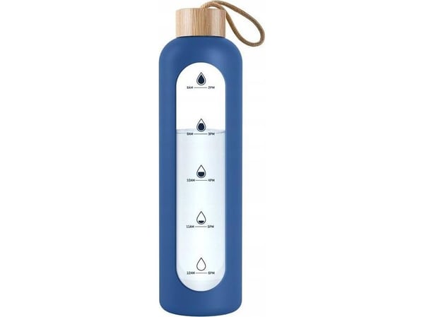 Wessper Motivational Bottle 1 liter - blå | CDON