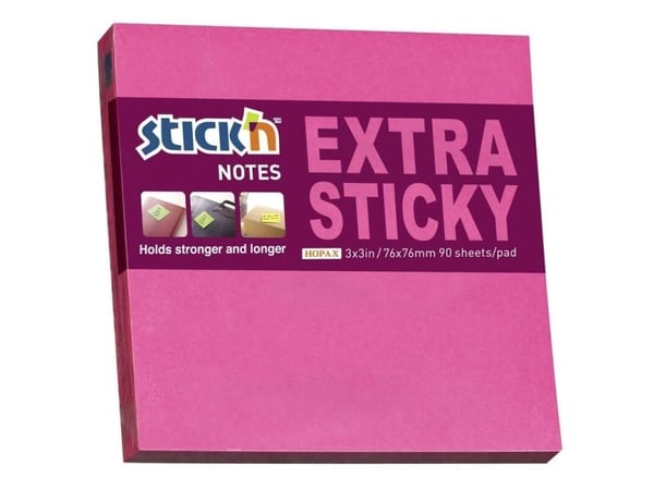 Notes BNT Stick´n extra klister röd 76x76mm (12 st) | CDON