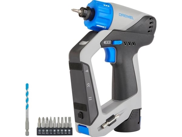 Dremel F013DD12JA, Borr med pistolgrepp, utan nyckel, Borstlös, Borr ...