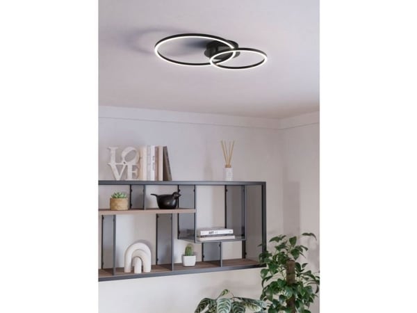 EGLO Palmaves 2, LED, 3000 K, 1600 LM, IP20, Svart | CDON
