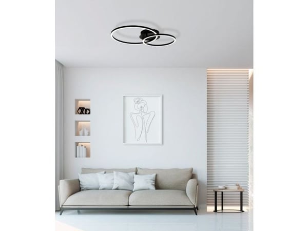EGLO Palmaves 2, LED, 3000 K, 1600 LM, IP20, Svart | CDON