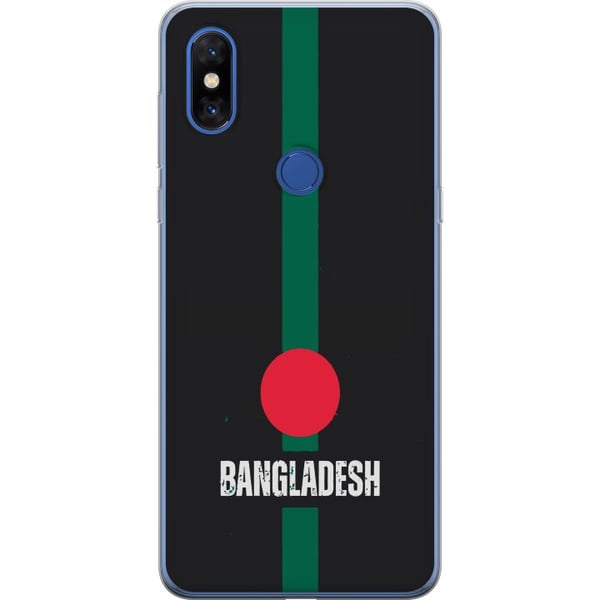 Kompatibelt Mobildeksel til Xiaomi Mi Mix 3 Bangladesh-flagg i grønt ...