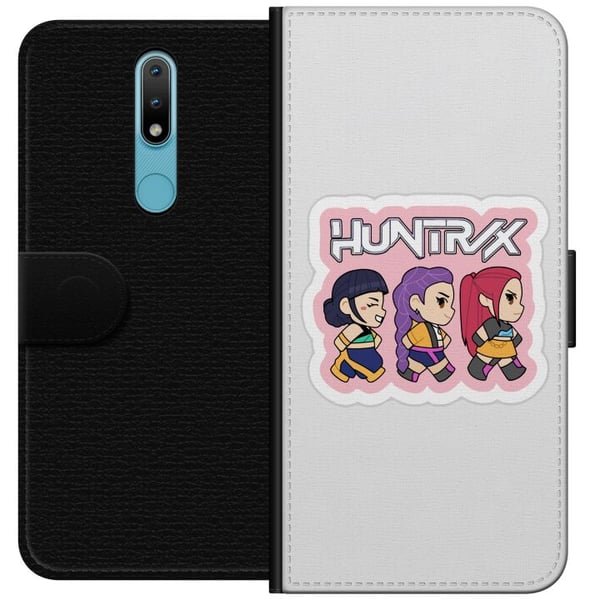 Kompatibelt Lommeboketui til Nokia 2.4 Kpop Demon Hunters Huntrix Chibi ...