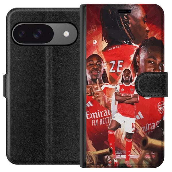 Kompatibelt Lommeboketui til Google Pixel 9 Pro Arsenal collage design ...