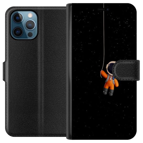 Kompatibelt Lommeboketui til Apple iPhone 12 Pro Astronaut som henger i ...