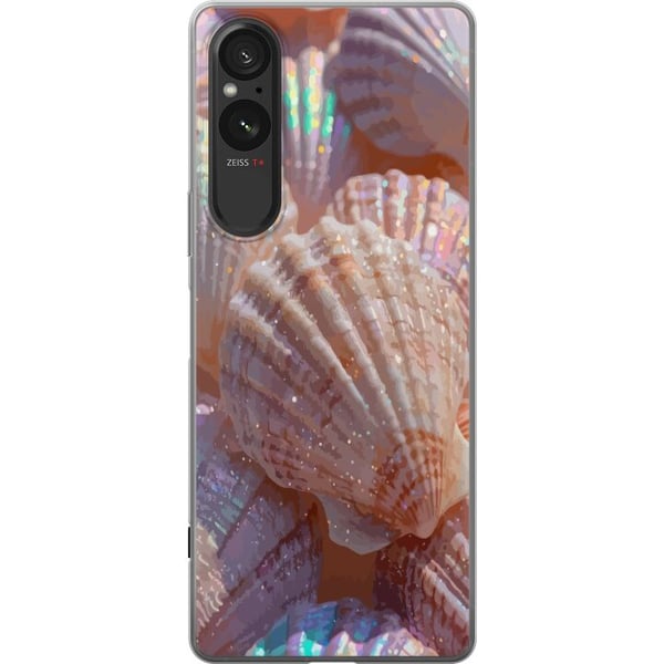 Kompatibelt Mobilskal till Sony Xperia 5 V Snäckskal glittrande design ...