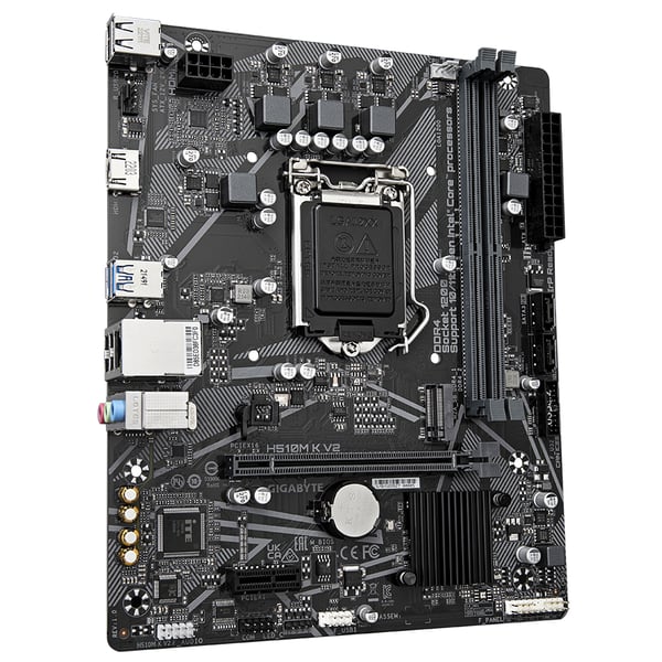 GIGABYTE H510M K V2 moderkort Intel H470 Express LGA 1200 (Socket H5 ...