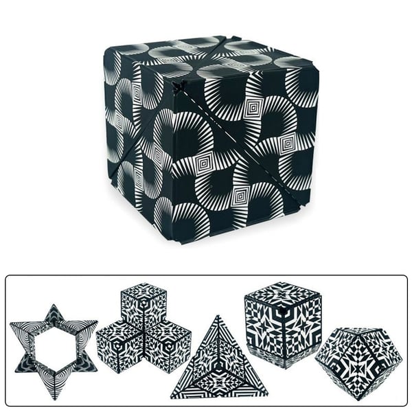 Fidget 6x6x6cm 3D Magnetic Cube Changing Magic Cube Puslespil | CDON