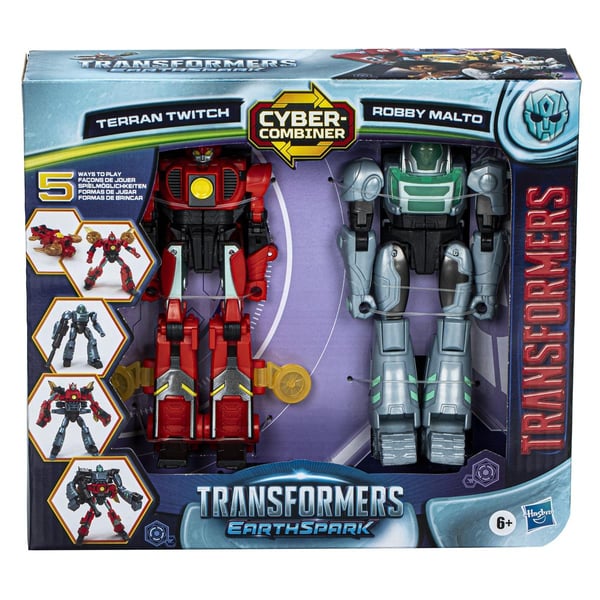 Transformers Earthspark Cyber Combiner Terran Twitch/Robby Malto | CDON