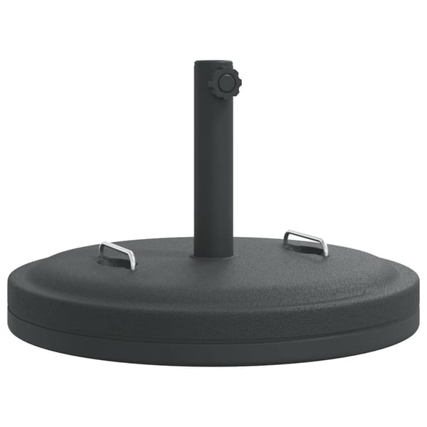 vidaXL Parasollfot med hjul for Ø38 / 48 mm stenger 25 kg rund | CDON
