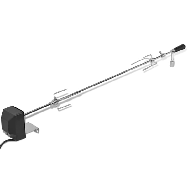vidaXL BBQ Rotisserie-spyd med Motor Stål 1200 mm | CDON