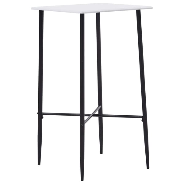 vidaXL Barbord vit 60x60x111 cm MDF | CDON