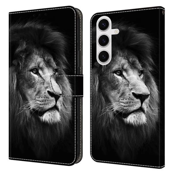 Samsung Galaxy S25 Plånboksfodral Mönster Tryck Stativ Läder Flip ...