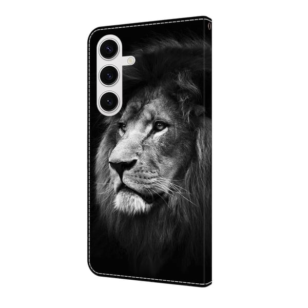 Samsung Galaxy S25 Plånboksfodral Mönster Tryck Stativ Läder Flip ...