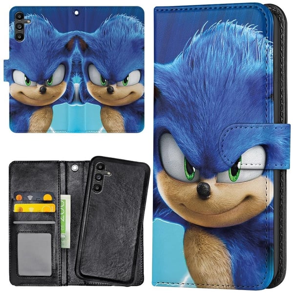 Samsung Galaxy A16 4G/5G - Lommebok Deksel Sonic the Hedgehog | CDON