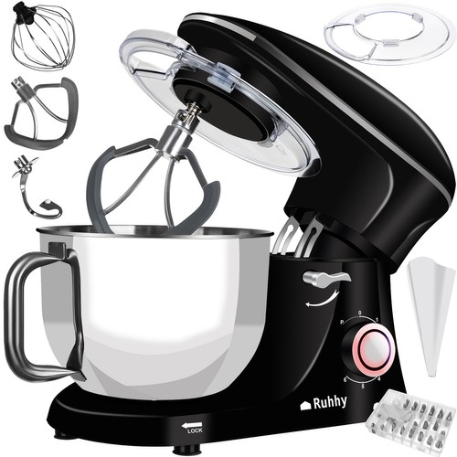 Matprosessor med 6,2L bolle og 6 hastigheter – Mixer 2200 W | CDON