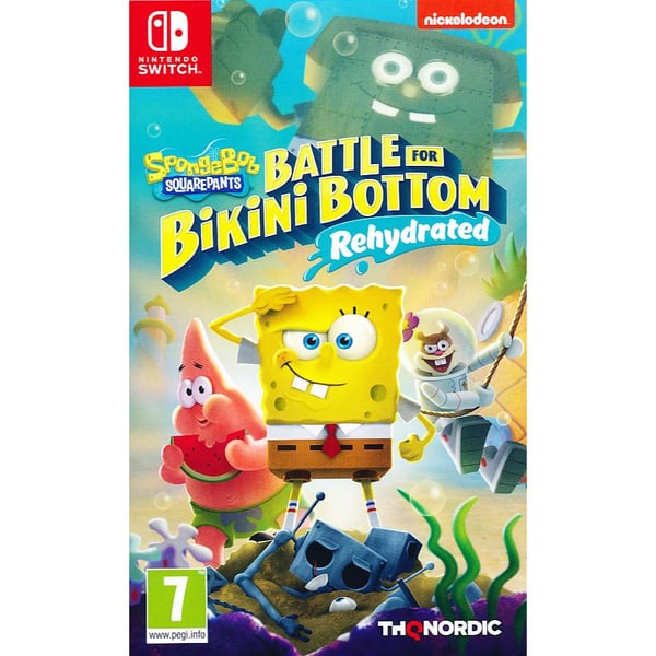 Spongebob Squarepants Battle for Bikini Bottom Rehydrated Nintendo ...