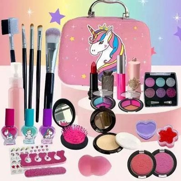 Unicorn Makeup set för barn, sminkset för barn, sminkväska, make up set ...
