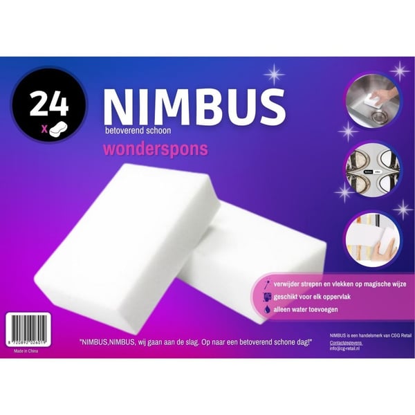 Nimbus Wonder Sponge 24 bitar | CDON